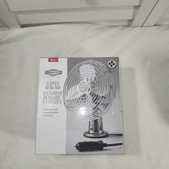 RoadPro RP-1179, | Other | Roadpro Metal Fan With Swivel Base | Poshmark